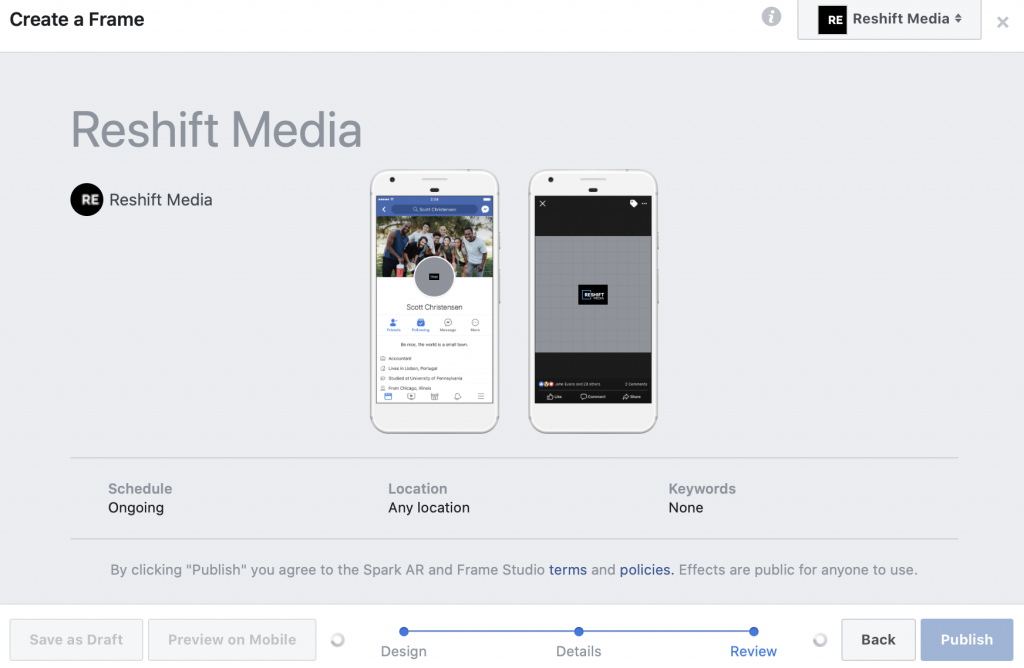How To Use Facebook Frames To Promote Your Brand - Reshift Media